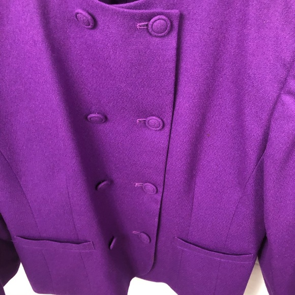 Pendleton | Jackets & Coats | Pendleton Purple Virgin Wool Double ...